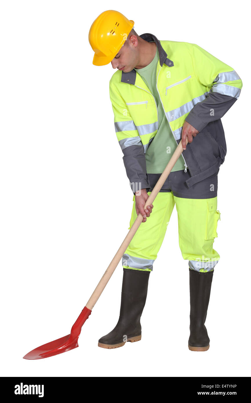 Manual worker steps hi-res stock photography and images - Alamy