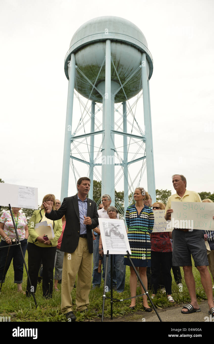 July 16, 2014 - Merrick, New York, U.S - In front of Water Tower ...