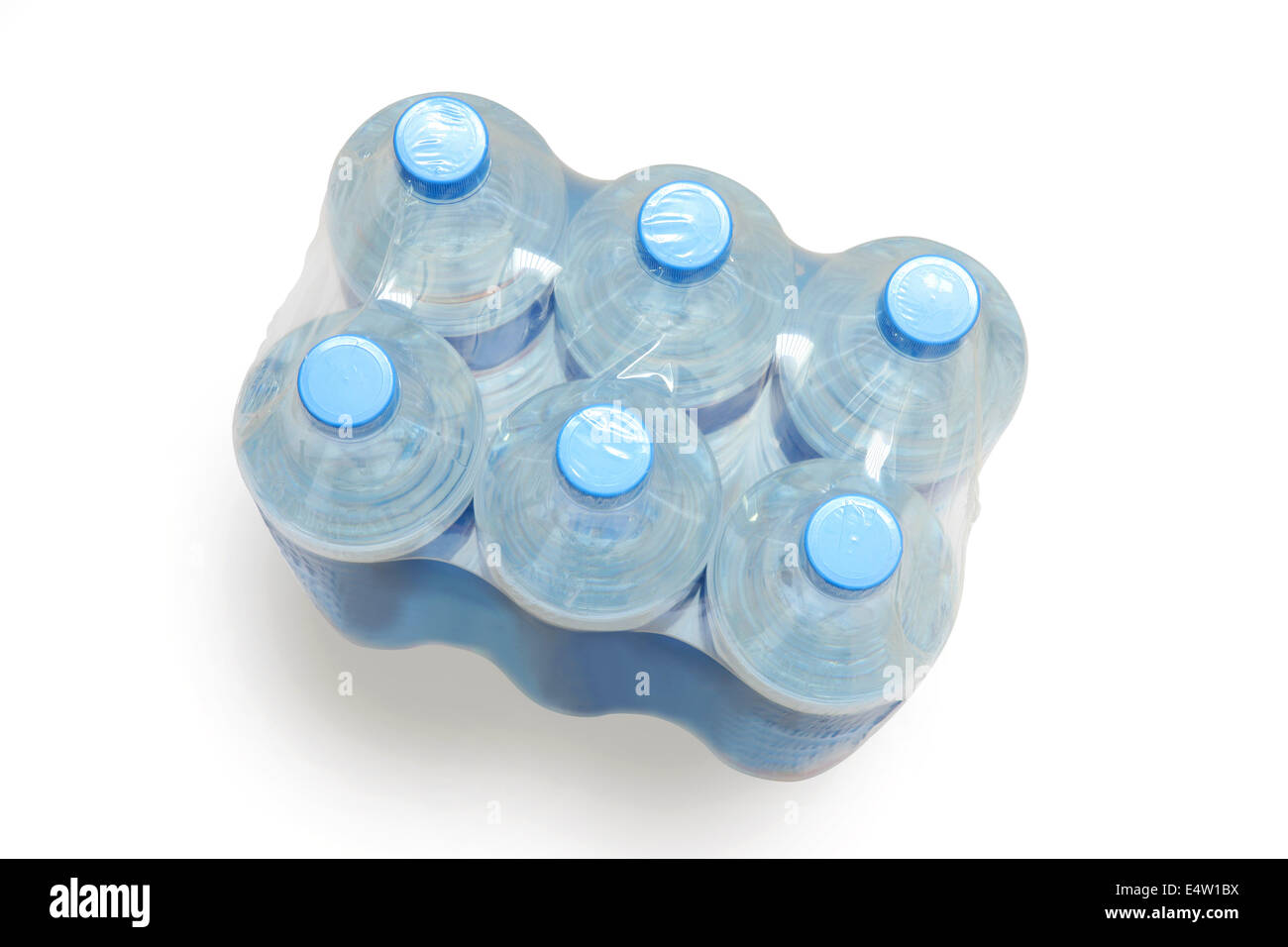 Six pack of mineral water Stock Photo - Alamy