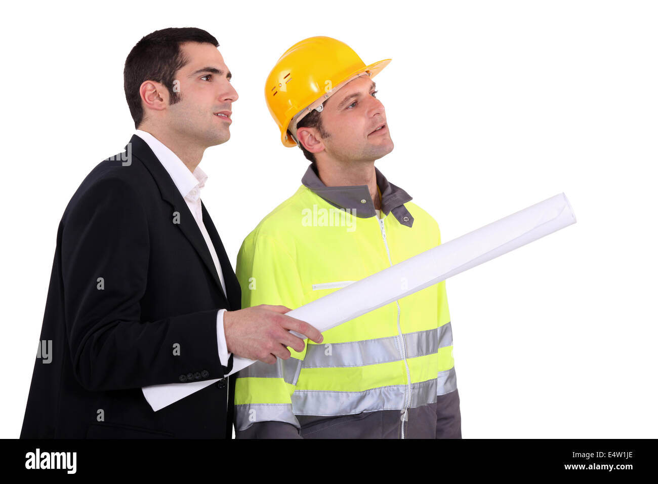 Designer and foreman Stock Photo - Alamy