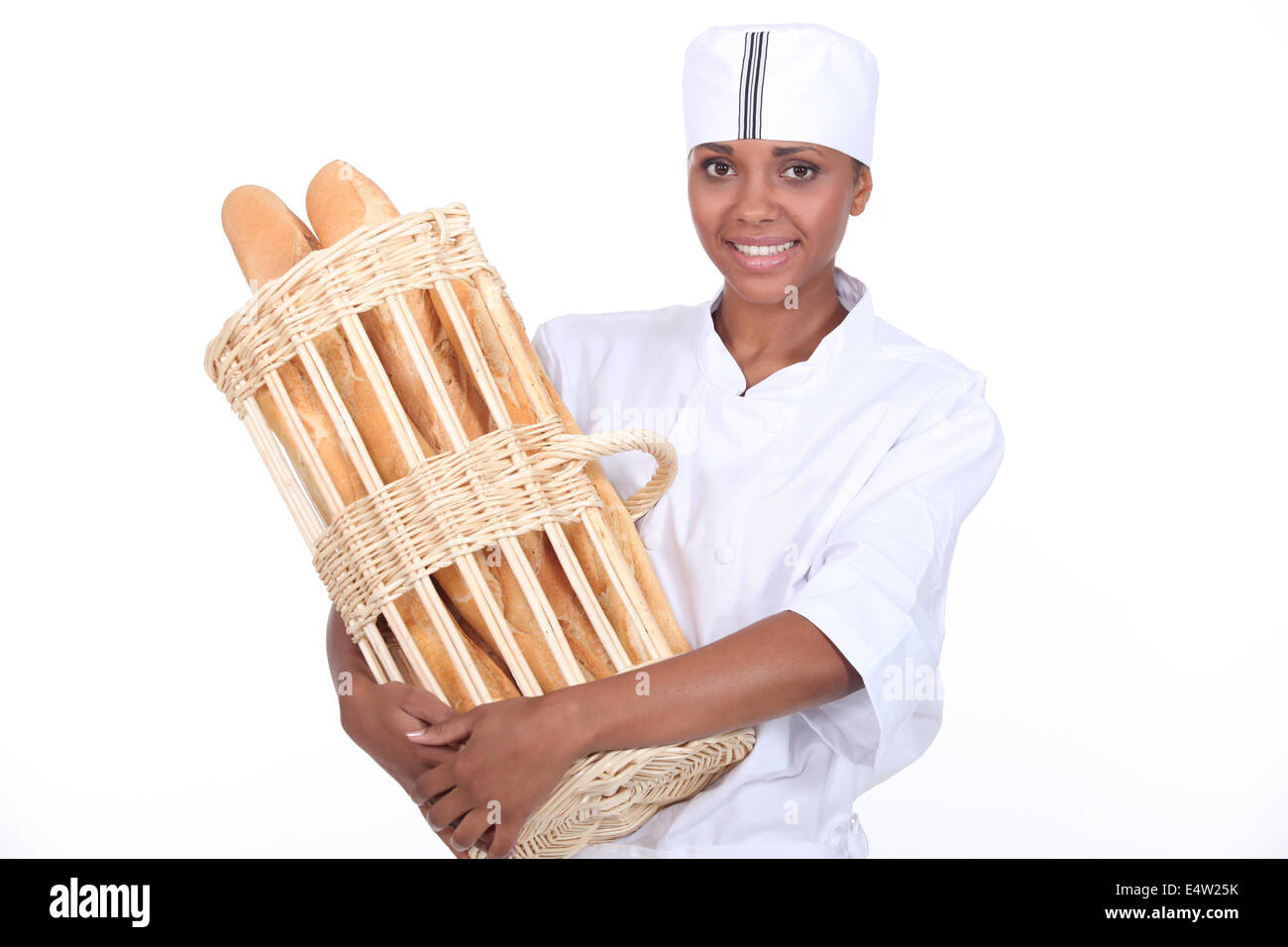Female baker african american hi-res stock photography and images - Alamy