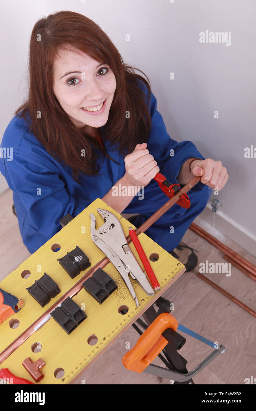 portrait of a young worker Stock Photo - Alamy