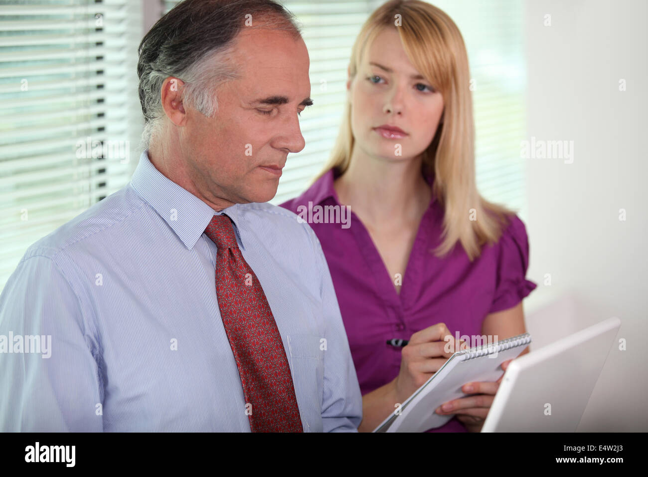 Secretary taking notes Stock Photo - Alamy Secretary taking notes Stock Photo - Alamy
