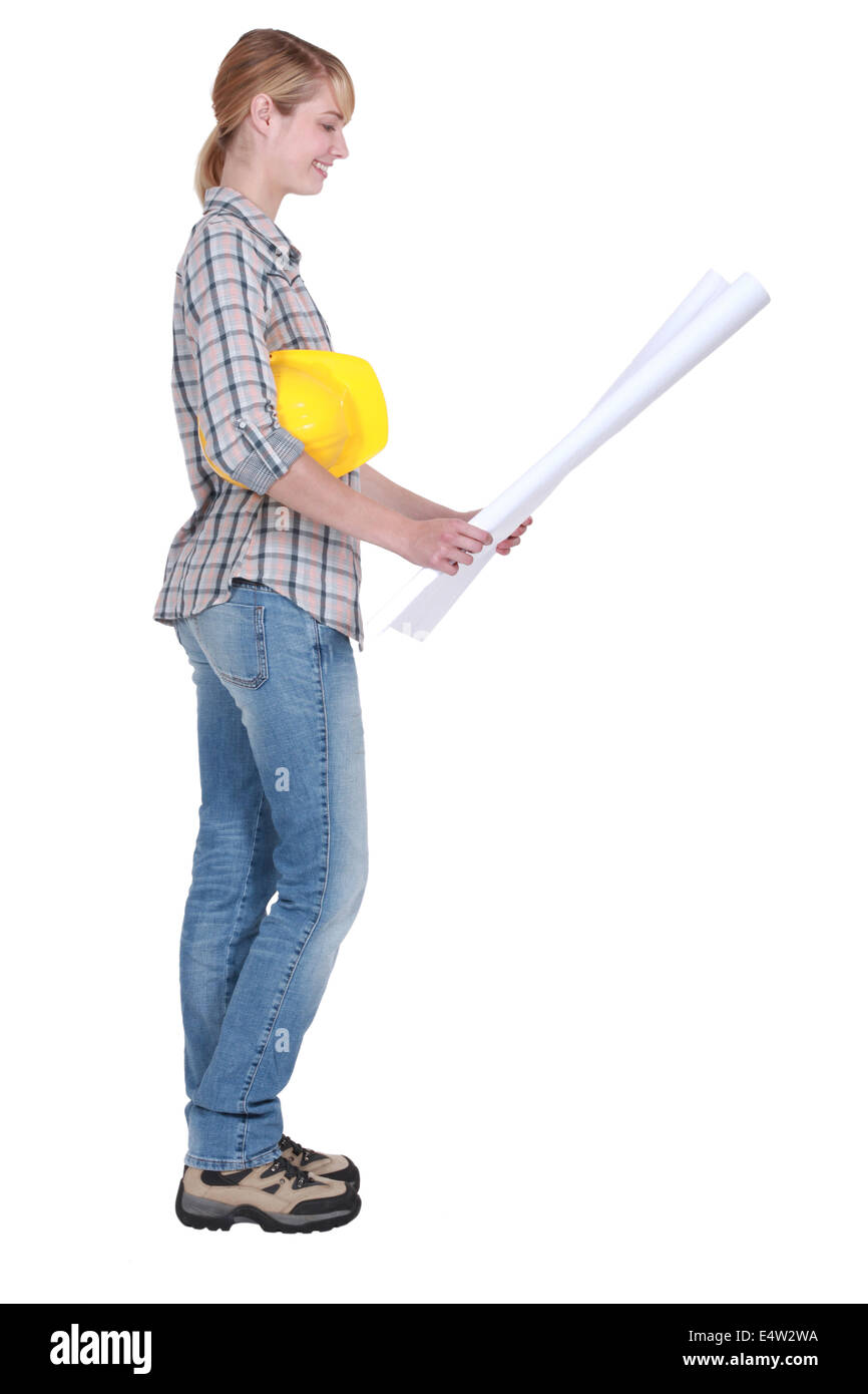 Adult female people home Cut Out Stock Images & Pictures - Alamy