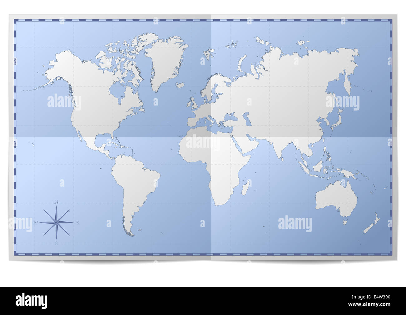 Global map international place Cut Out Stock Images & Pictures - Alamy
