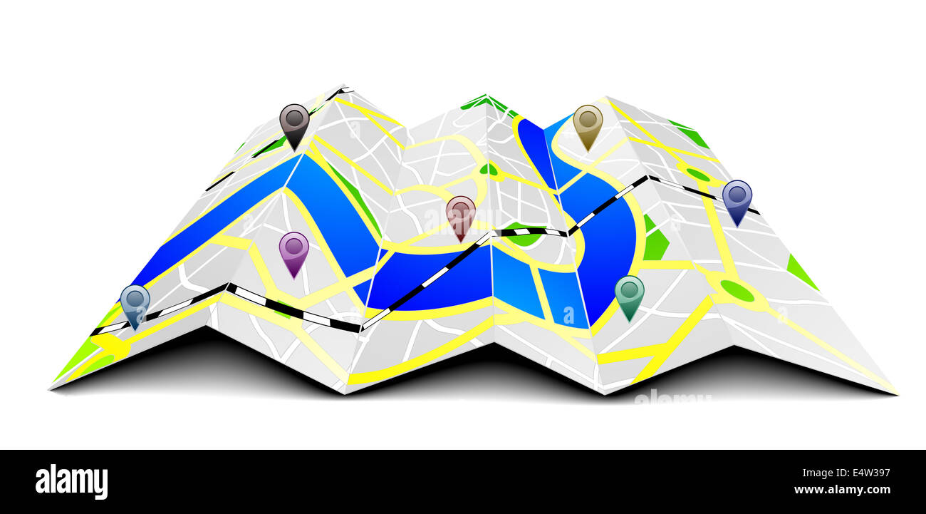 City at distance Cut Out Stock Images & Pictures - Alamy