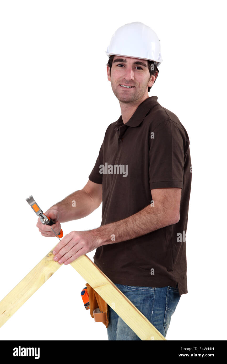 Wood joist hi-res stock photography and images - Alamy