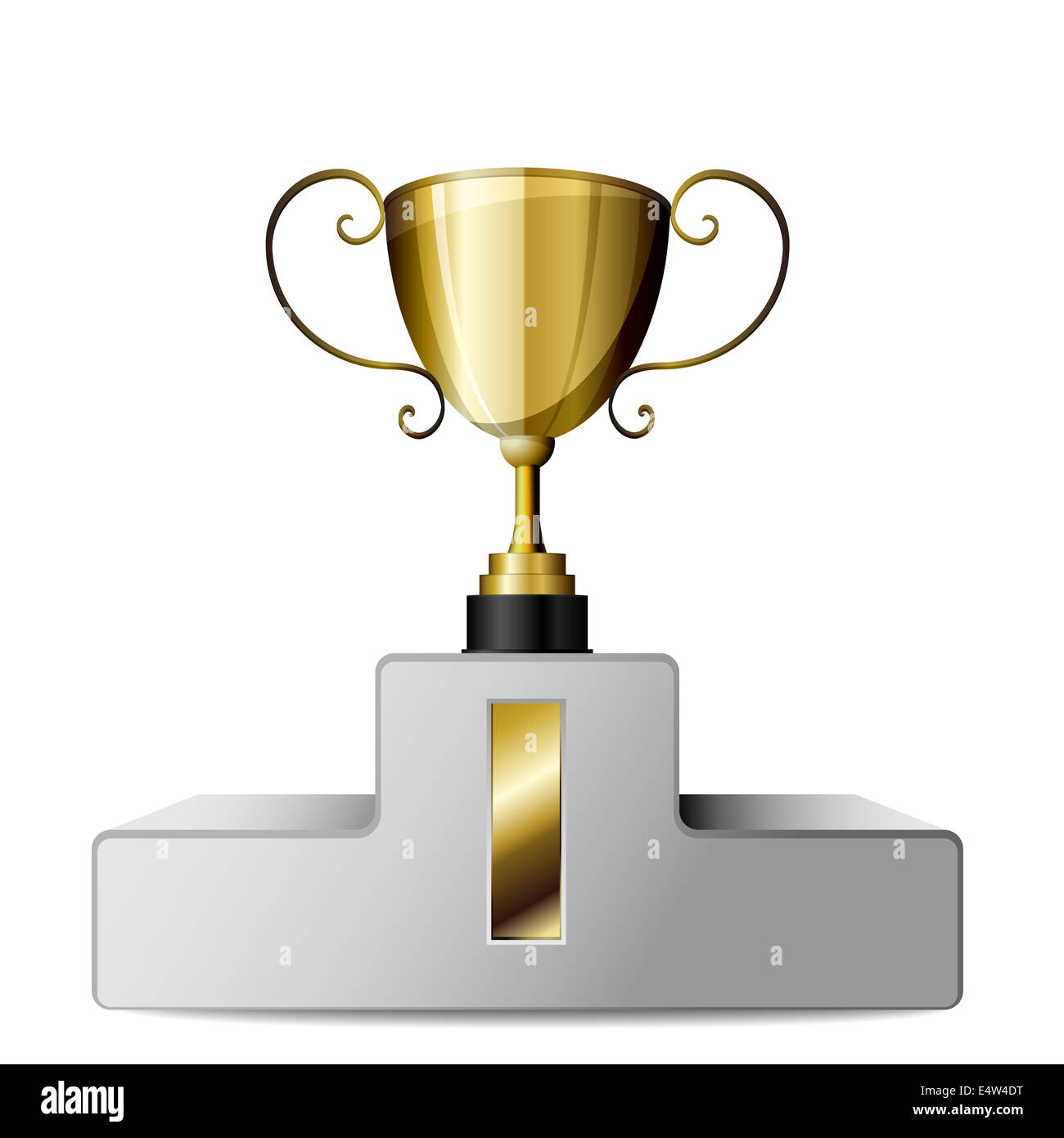 Gold championship trophy hi-res stock photography and images - Alamy