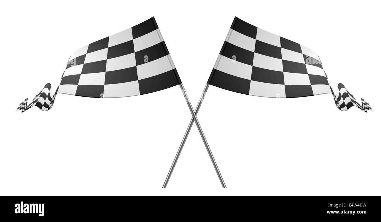 Drag racing flags Black and White Stock Photos & Images - Alamy