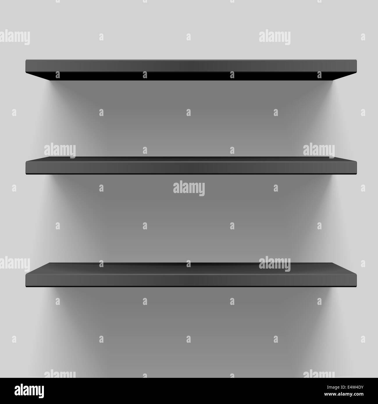 Office design shelves 3d Black and White Stock Photos & Images - Alamy