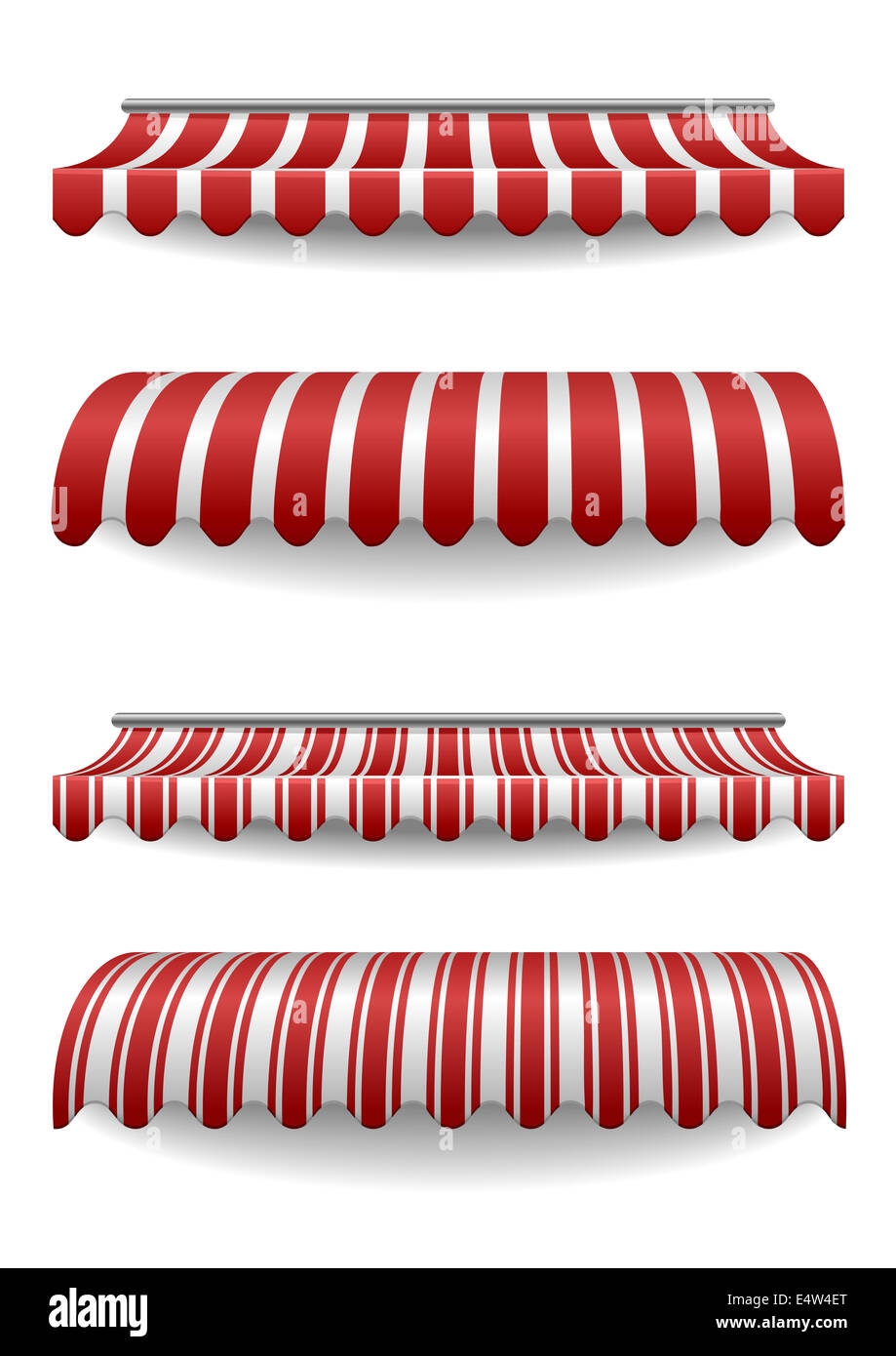 Store awnings Cut Out Stock Images & Pictures - Alamy