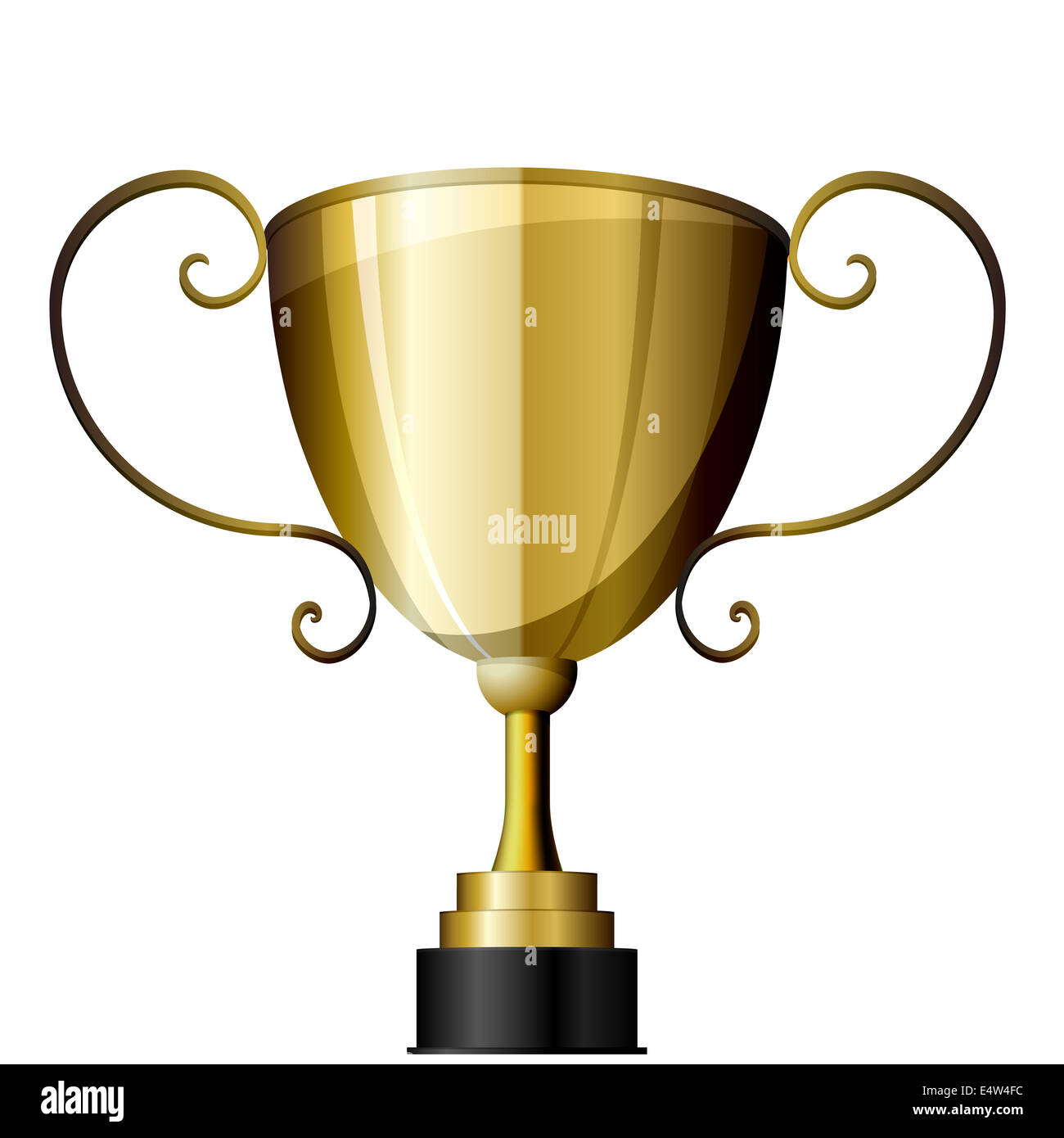 Gold championship trophy hi-res stock photography and images - Alamy