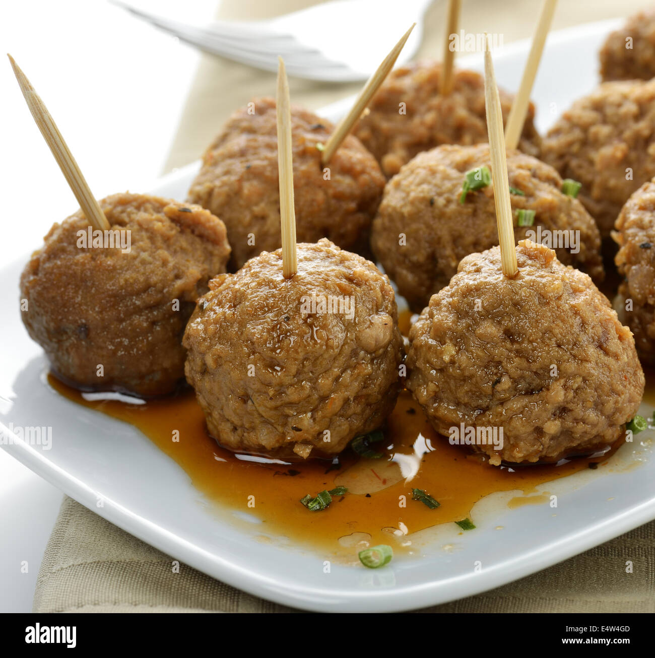 Meatball plate hi-res stock photography and images - Alamy