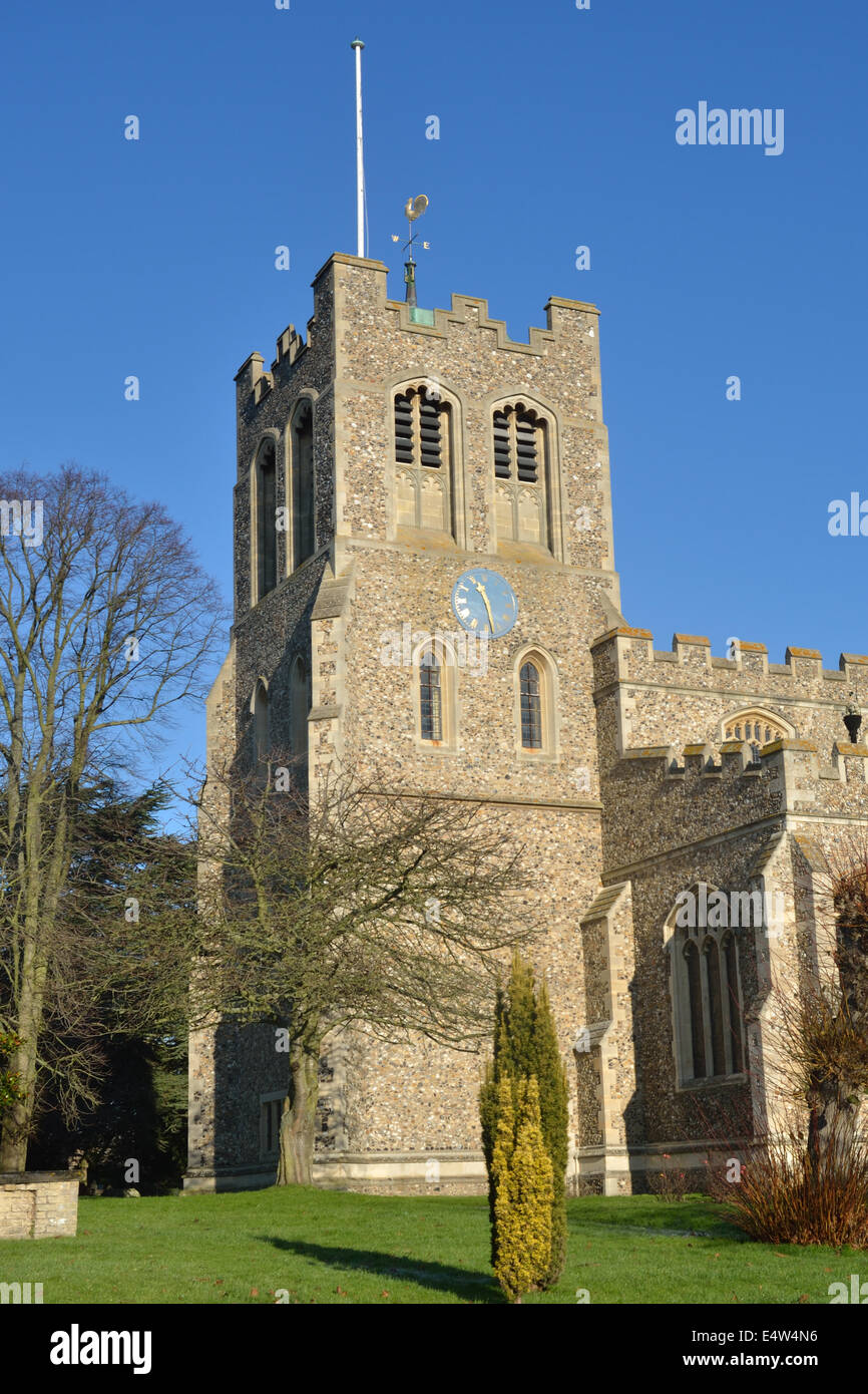 Parish Church Tower Stock Photo - Alamy