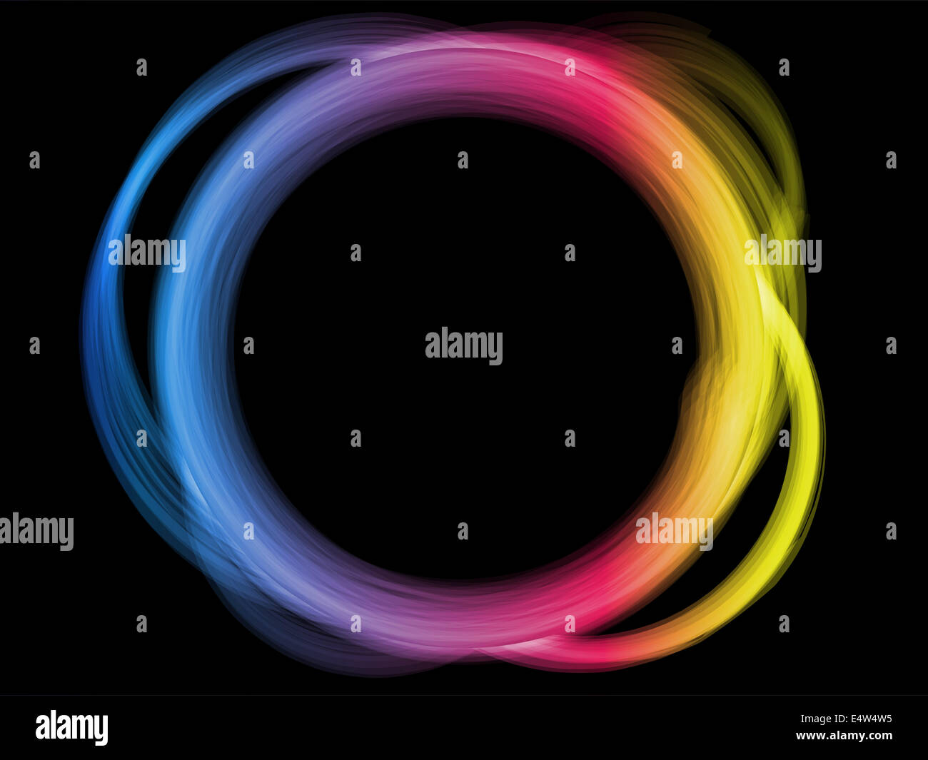 Rainbow paint circle hi-res stock photography and images - Alamy