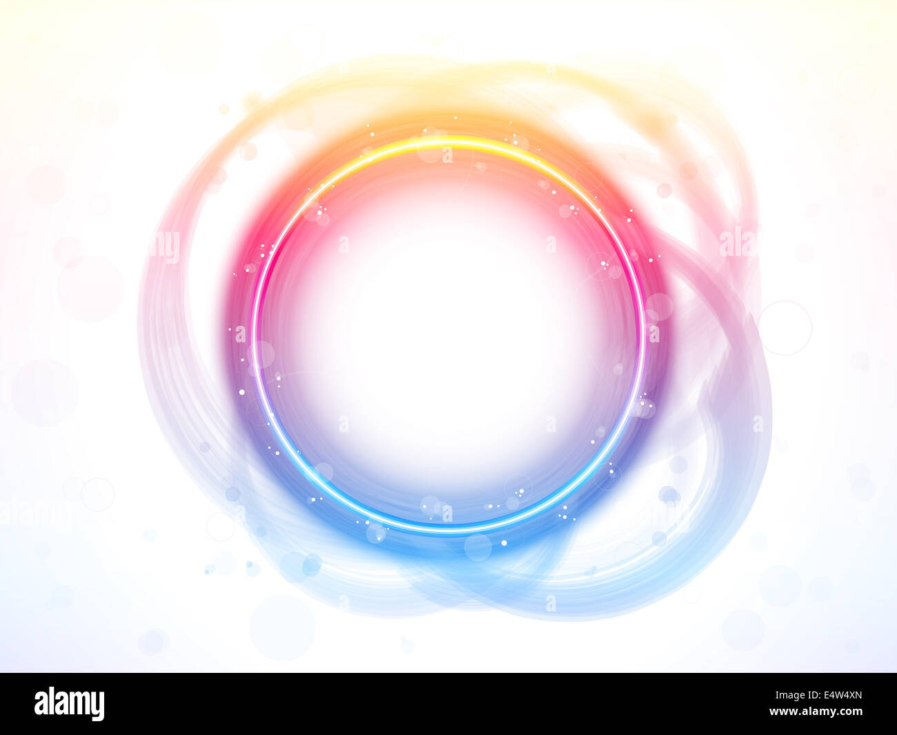 Glow swirl light effect Cut Out Stock Images & Pictures - Alamy