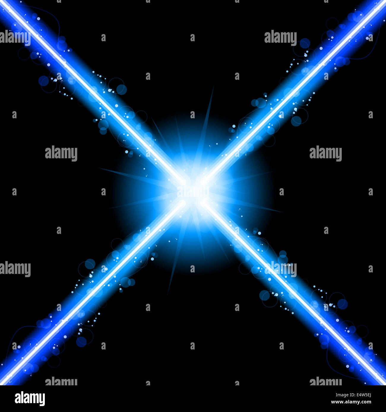 Blue neon laser hi-res stock photography and images - Alamy