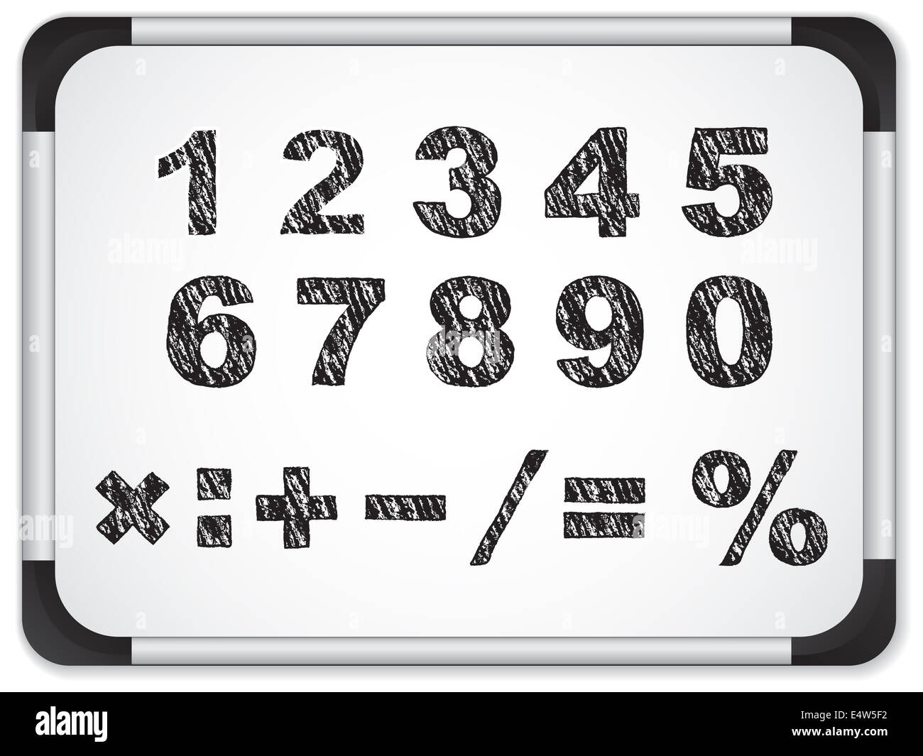Black numbers hi-res stock photography and images - Alamy