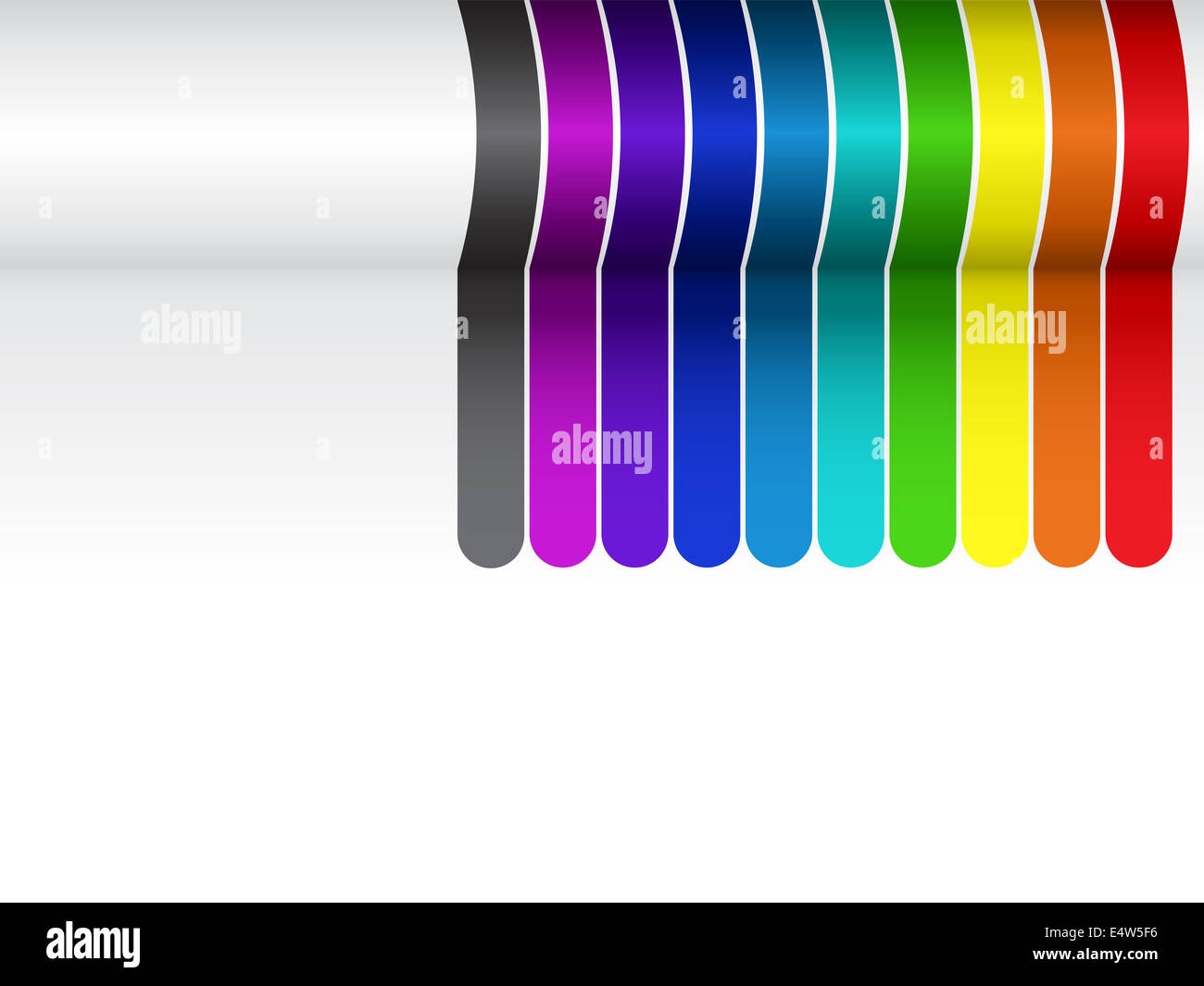 Rainbow lines on blue hi-res stock photography and images - Alamy