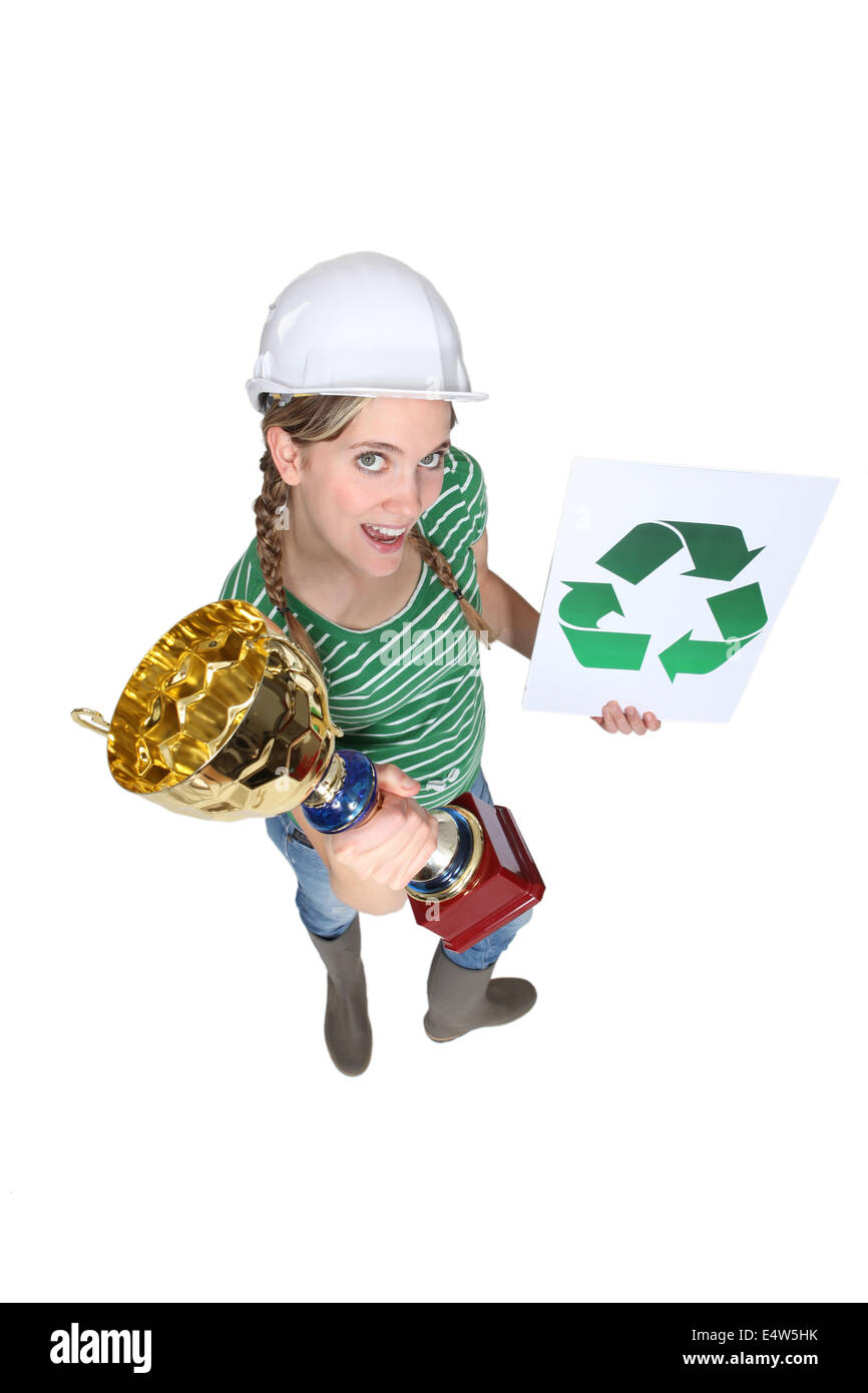 Woman sports worker hi-res stock photography and images - Alamy