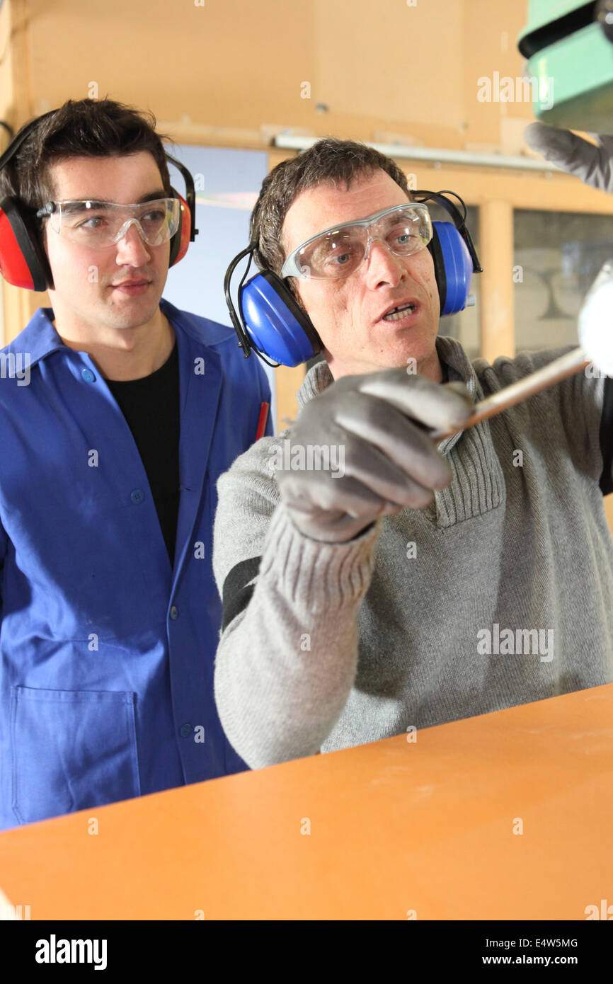Helmets training hi-res stock photography and images - Alamy