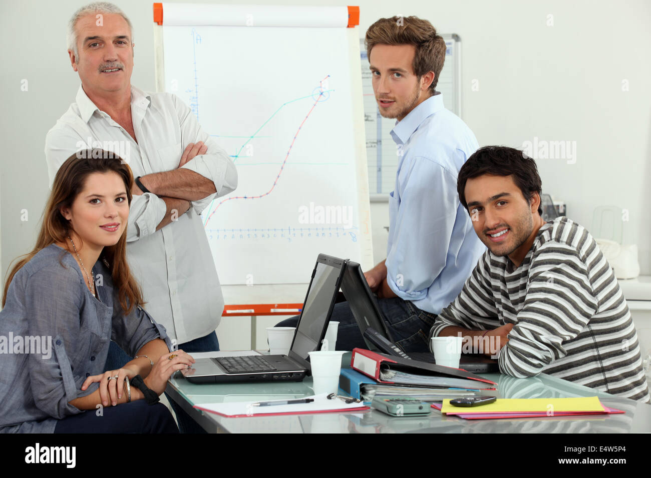 Students in class Stock Photo - Alamy