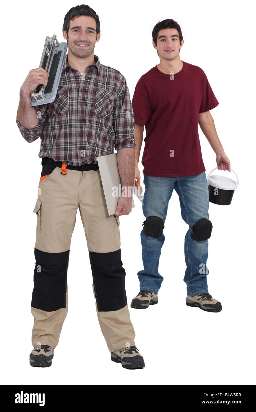 Floor tiling Cut Out Stock Images & Pictures - Alamy