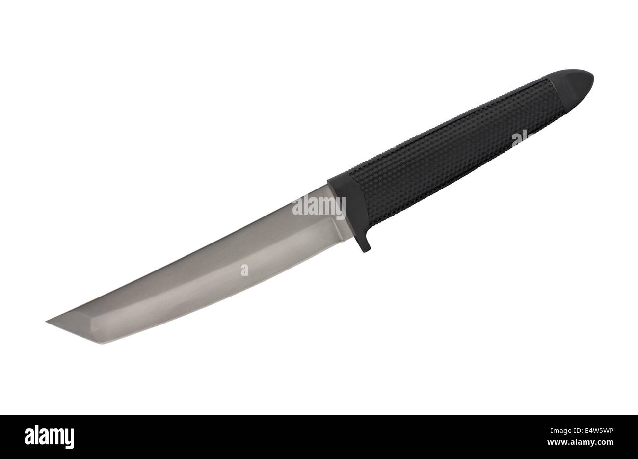 White hilt black knife Cut Out Stock Images & Pictures - Alamy