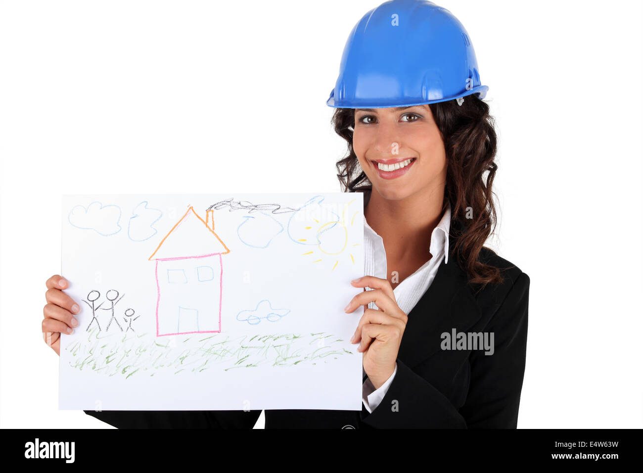 Female architect drawing hi-res stock photography and images - Alamy