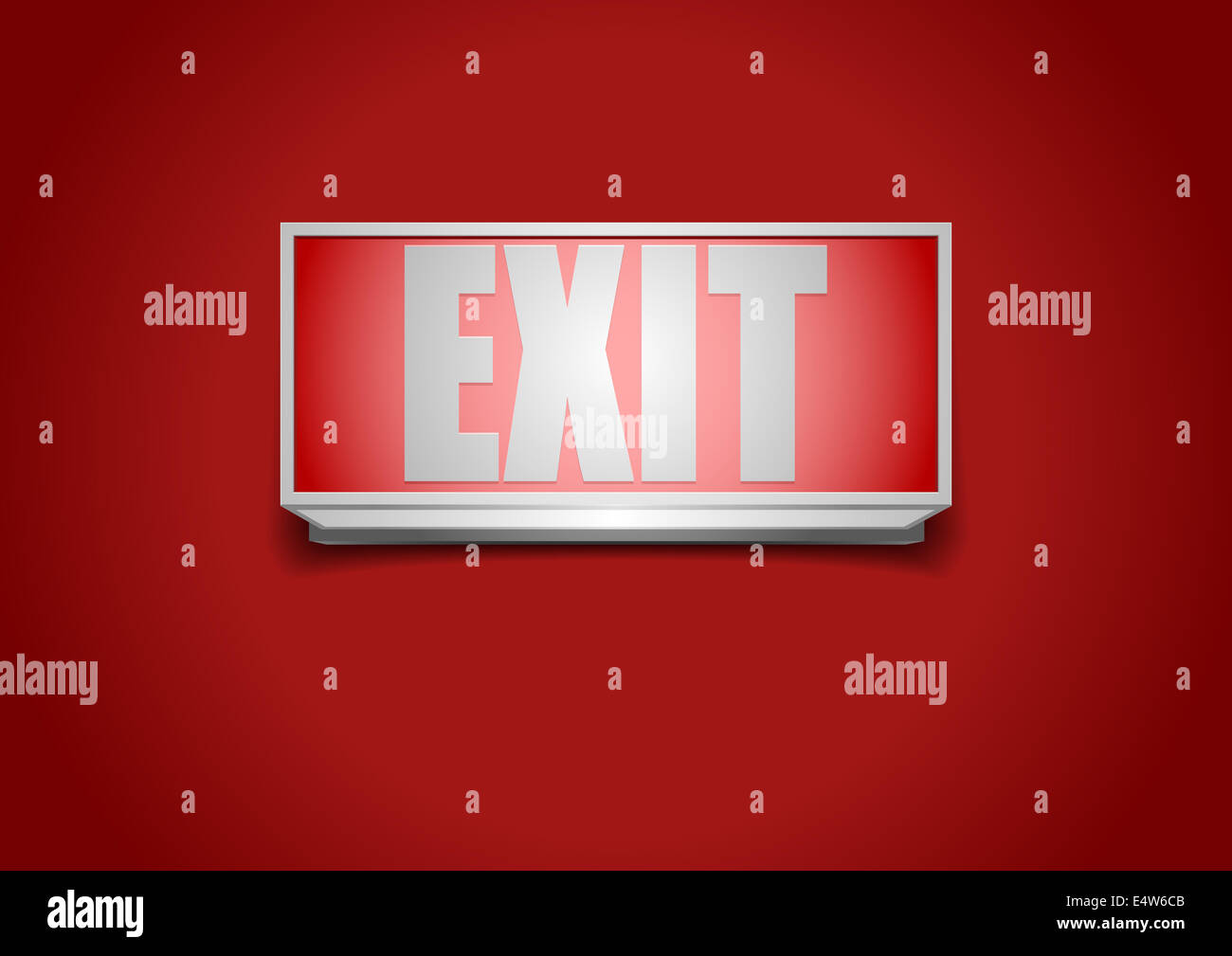 Exit sign building hi-res stock photography and images - Alamy