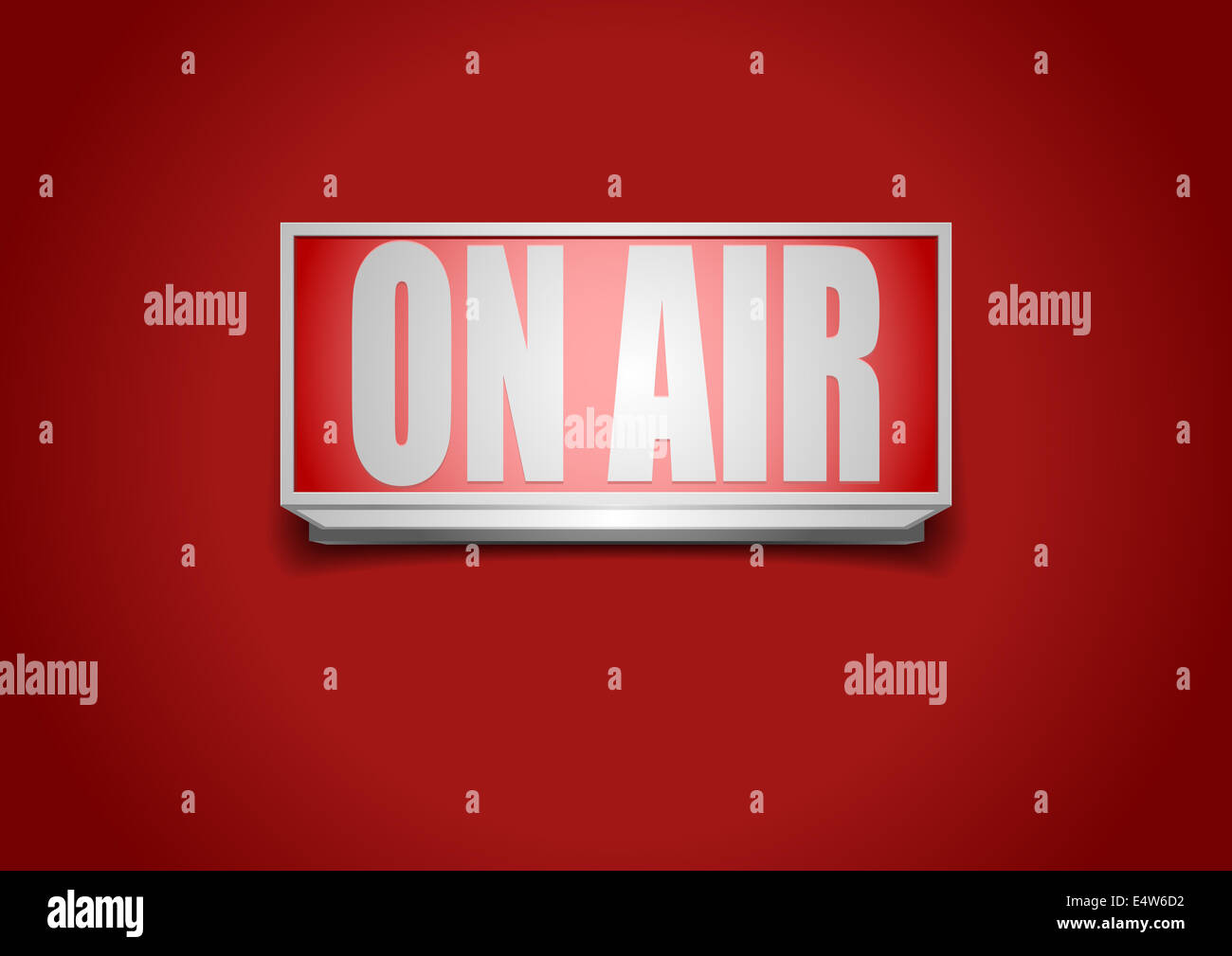 On Air Sign Stock Photo - Alamy
