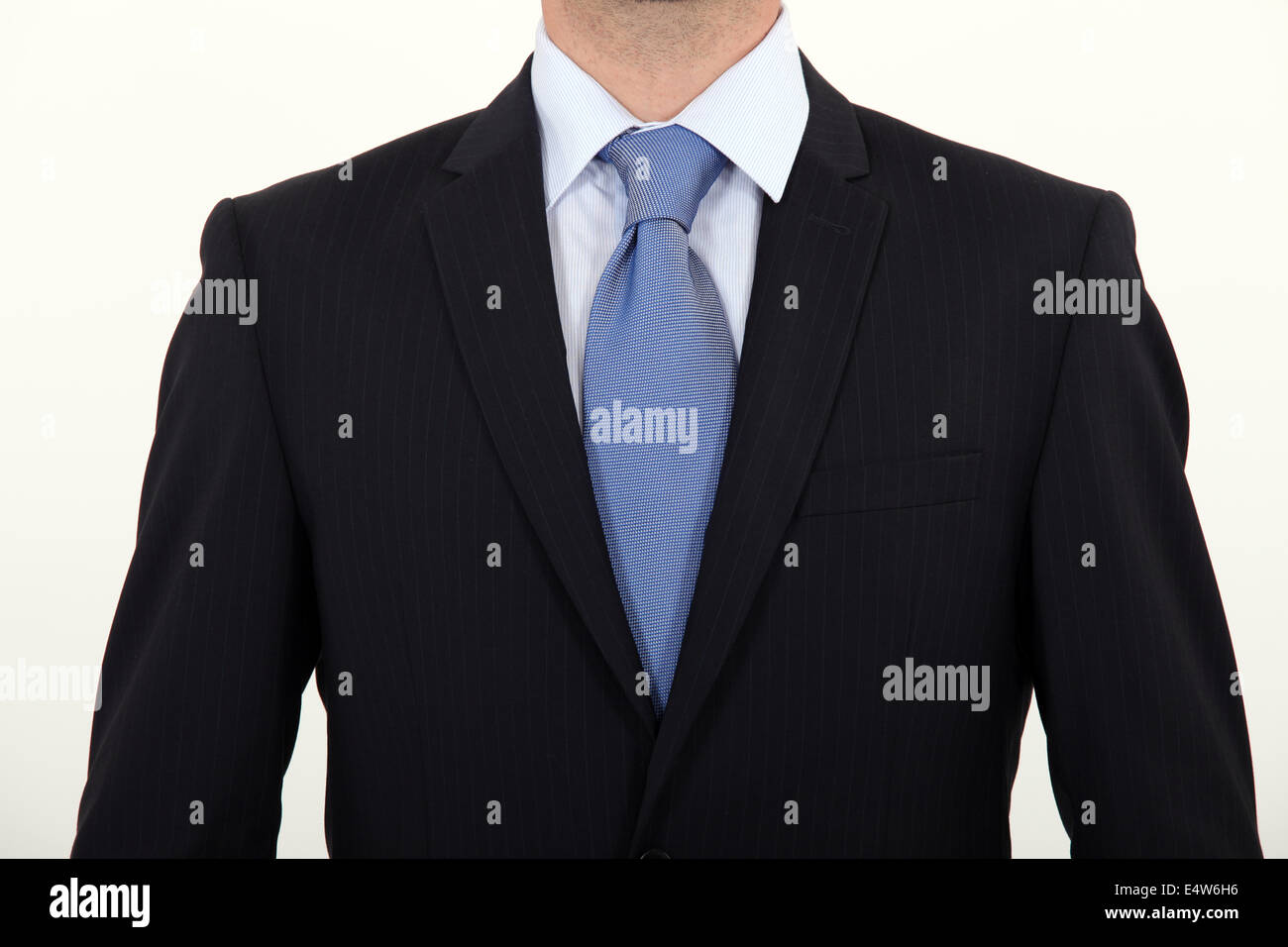 Close-up of man wearing suit Stock Photo - Alamy