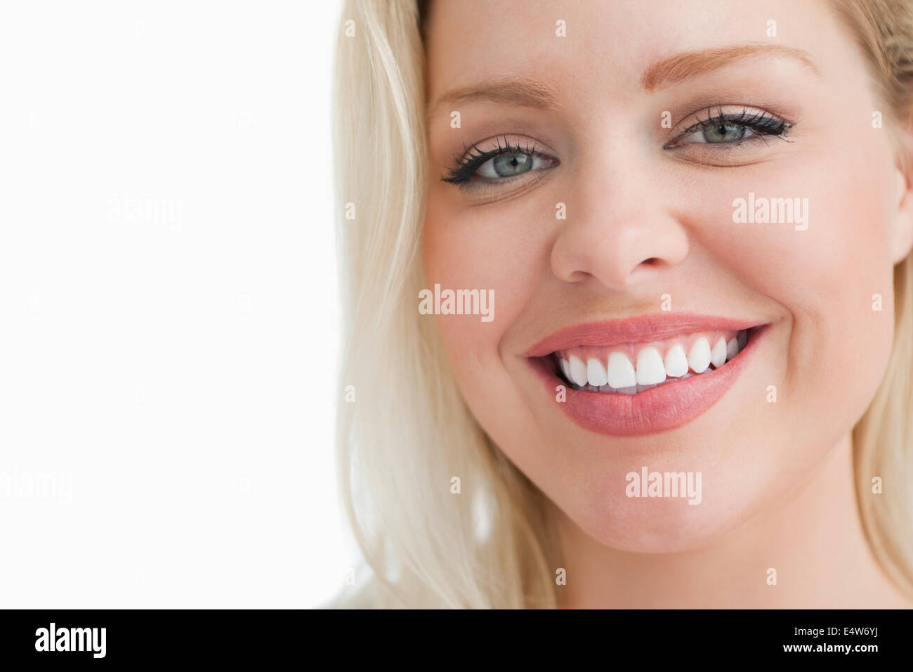 Relaxed young woman staring hi-res stock photography and images - Alamy