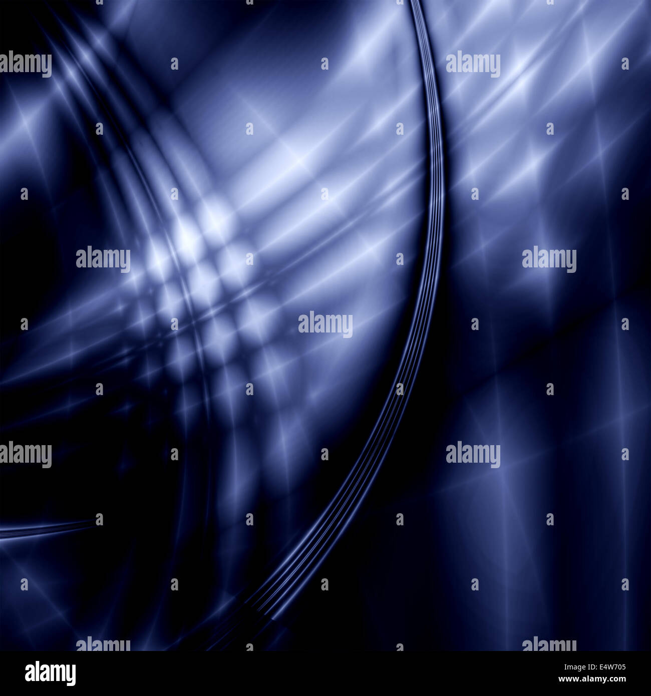 Abstract glowing blue lights waves hi-res stock photography and images ...