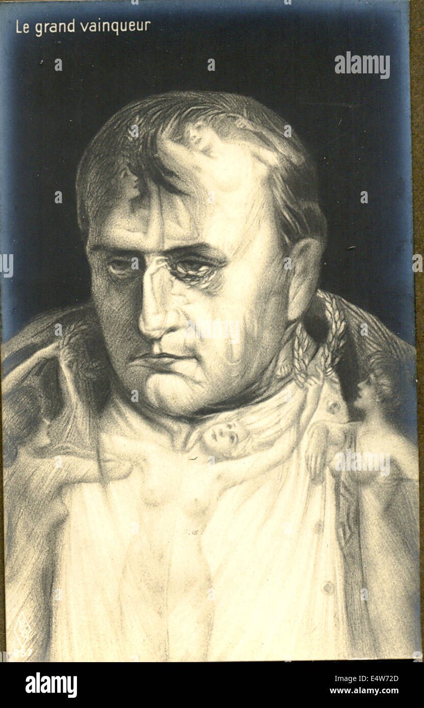 French postcard of Napoleon [The great Victor Stock Photo - Alamy