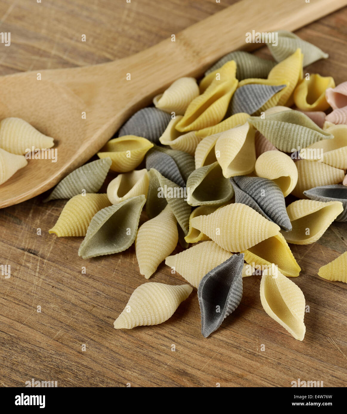 Raw Colorful Pasta Stock Photo - Alamy