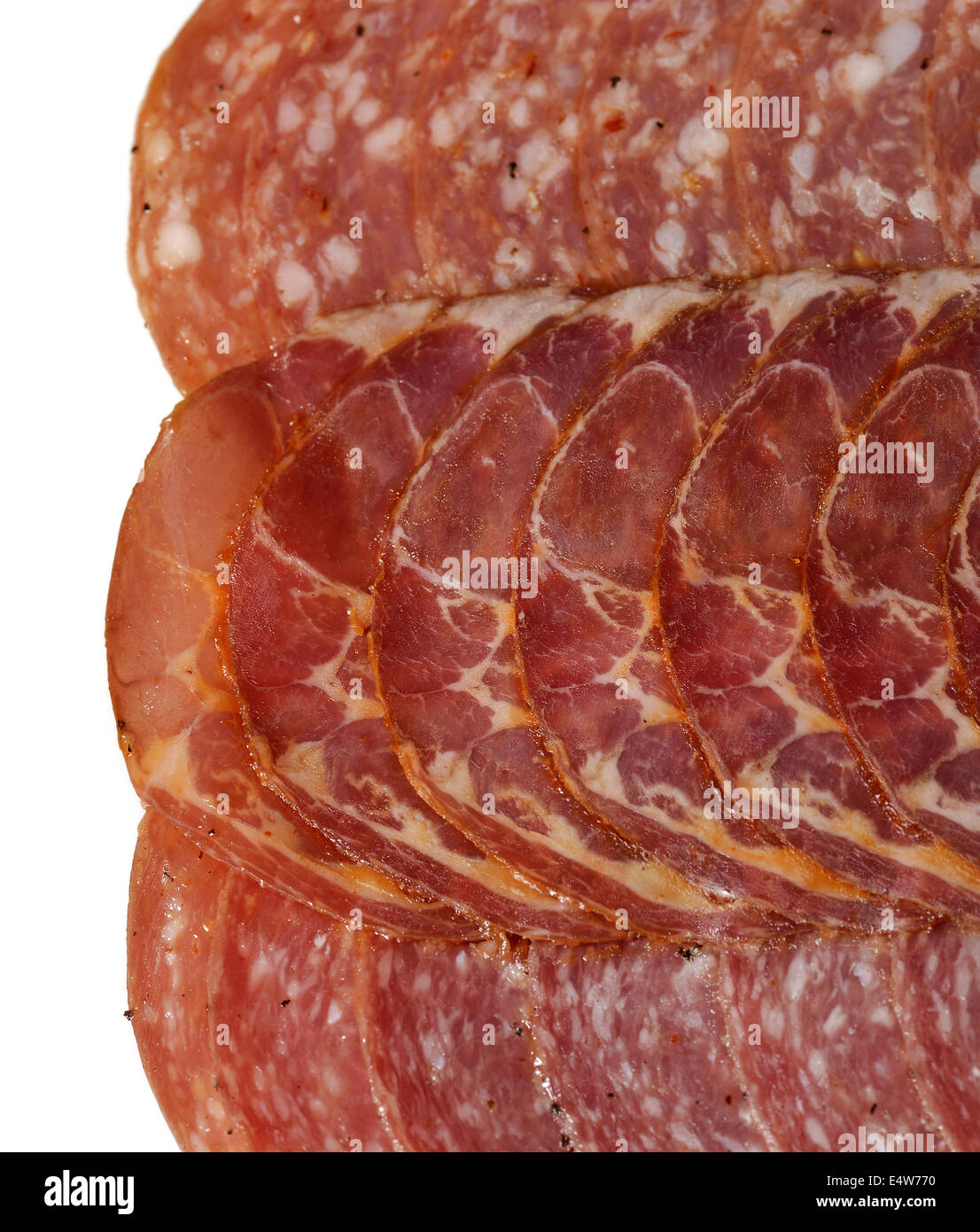 Salami smoked hi-res stock photography and images - Alamy