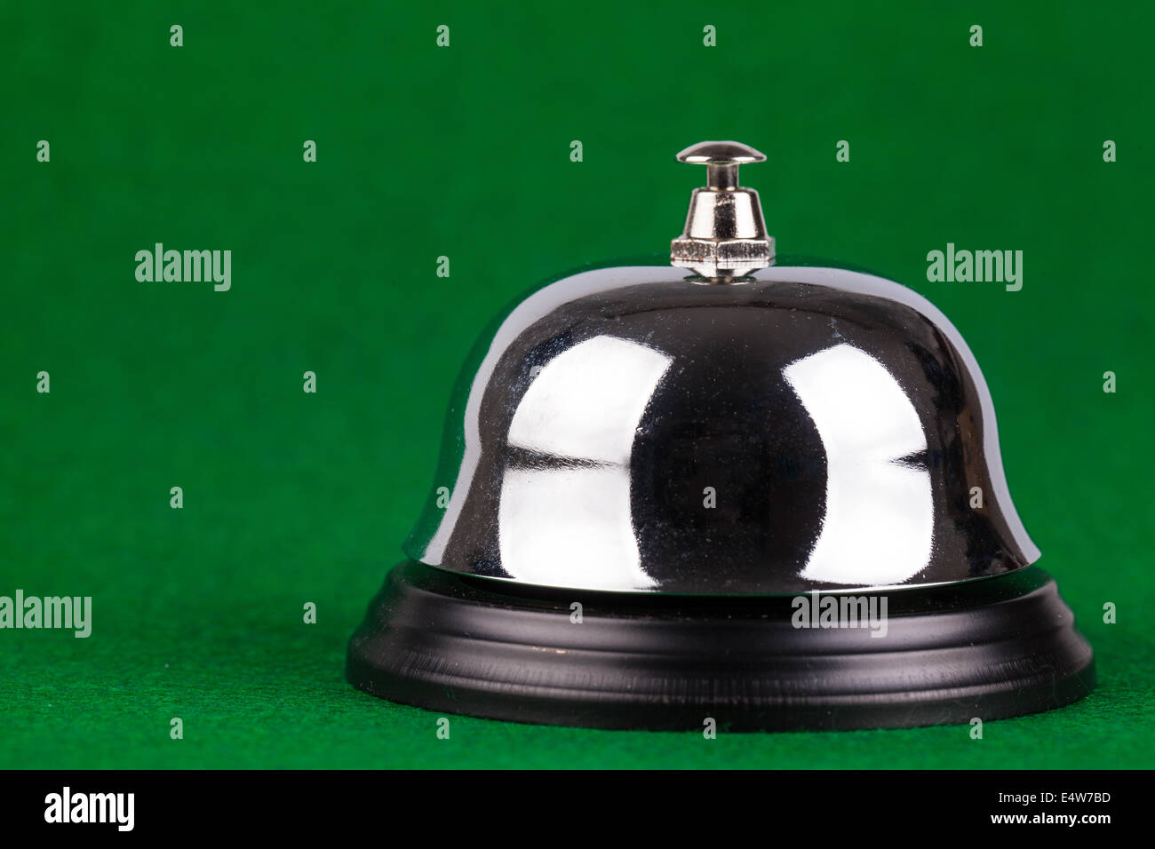 Desk bell silver hi-res stock photography and images - Alamy
