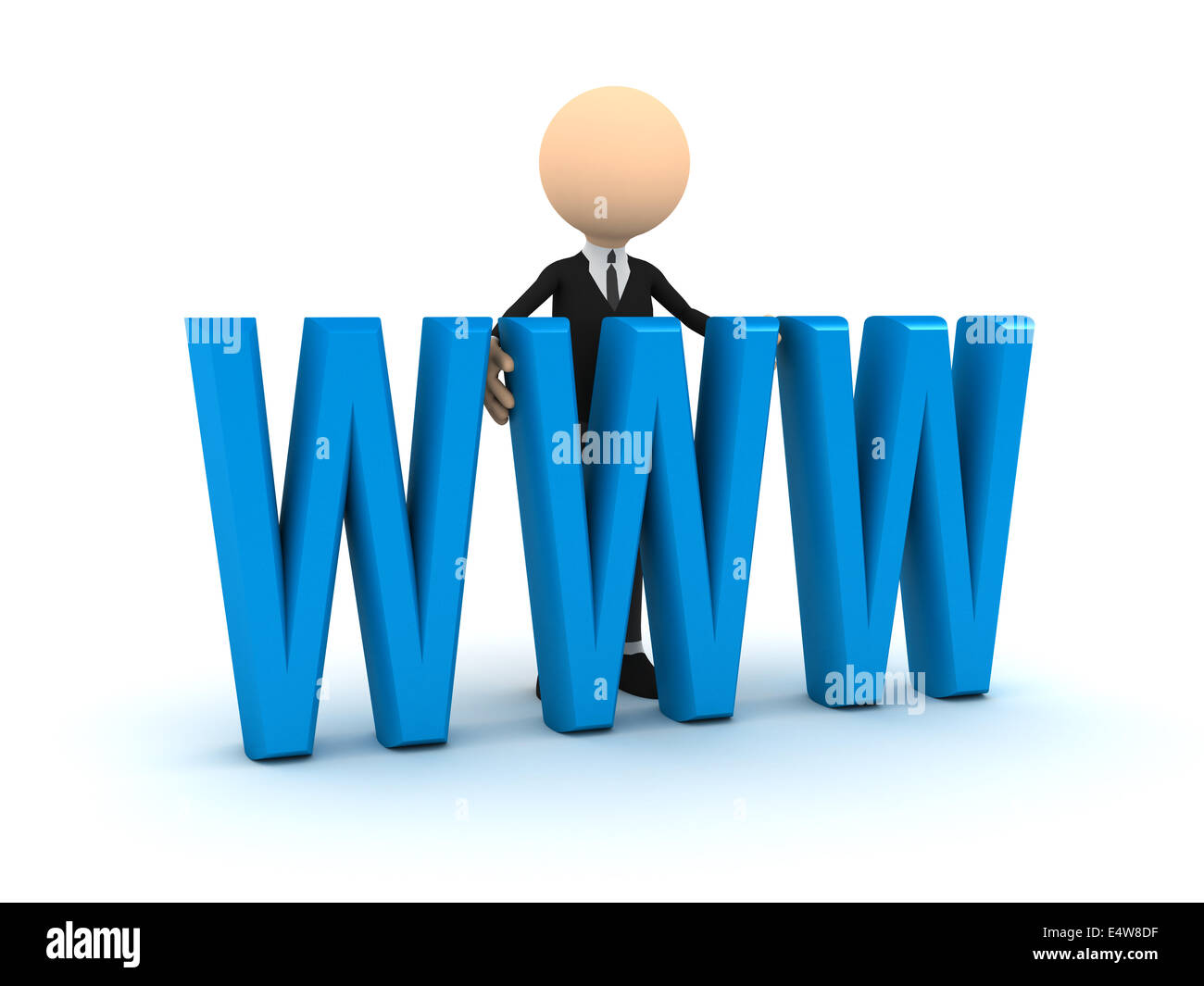 Symbol internet letters www Cut Out Stock Images & Pictures - Alamy