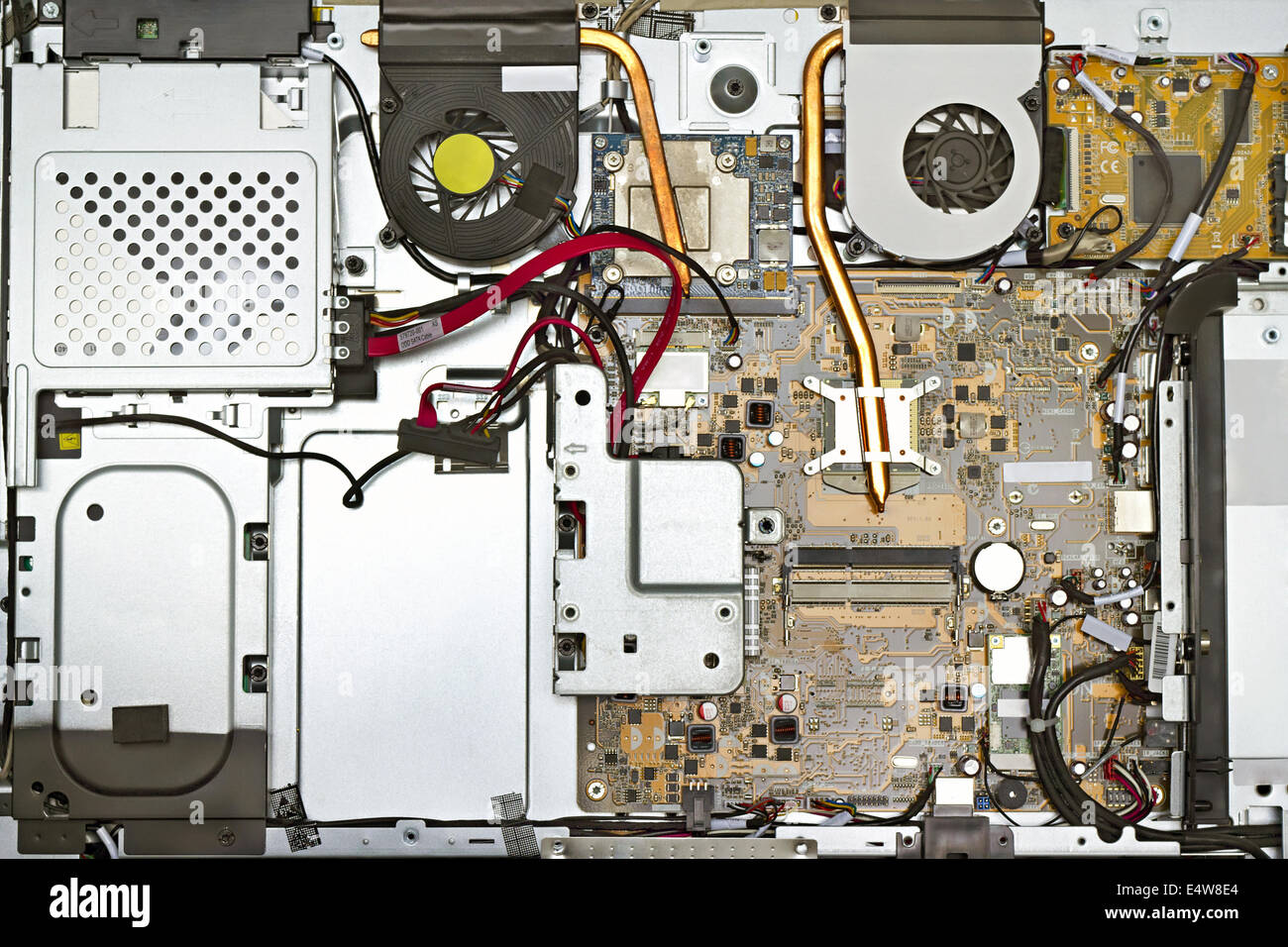 LCD TV with an open back panel Stock Photo - Alamy