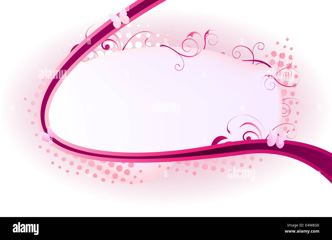 Swirl frame hi-res stock photography and images - Alamy