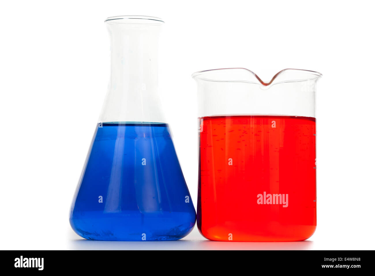 Beaker blue chemistry erlenmeyer hi-res stock photography and images ...