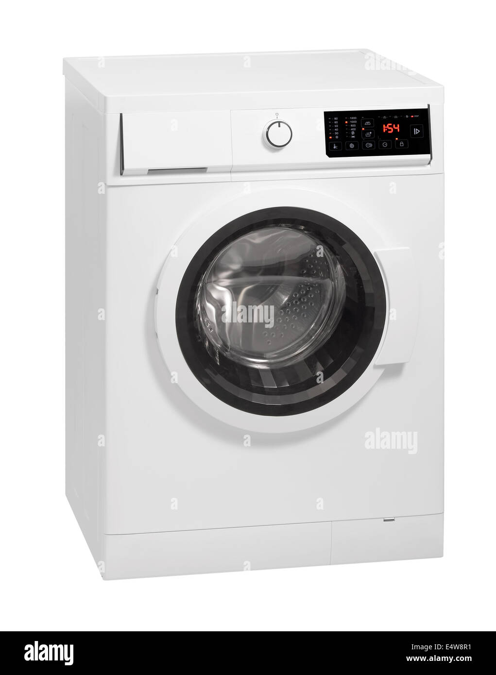 Washing machine isolated over white Stock Photo - Alamy