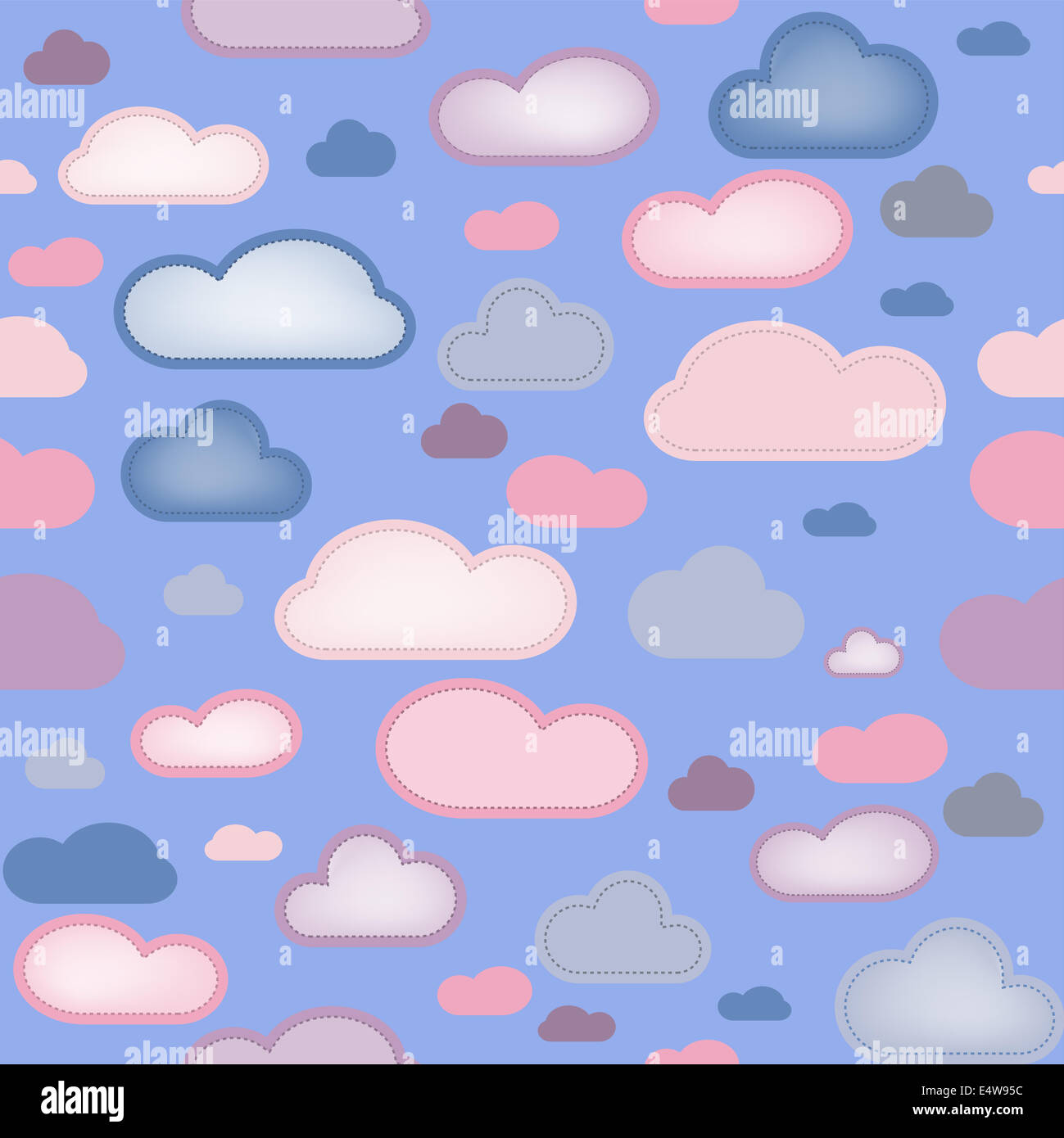 Seamless texture clouds hi-res stock photography and images - Alamy