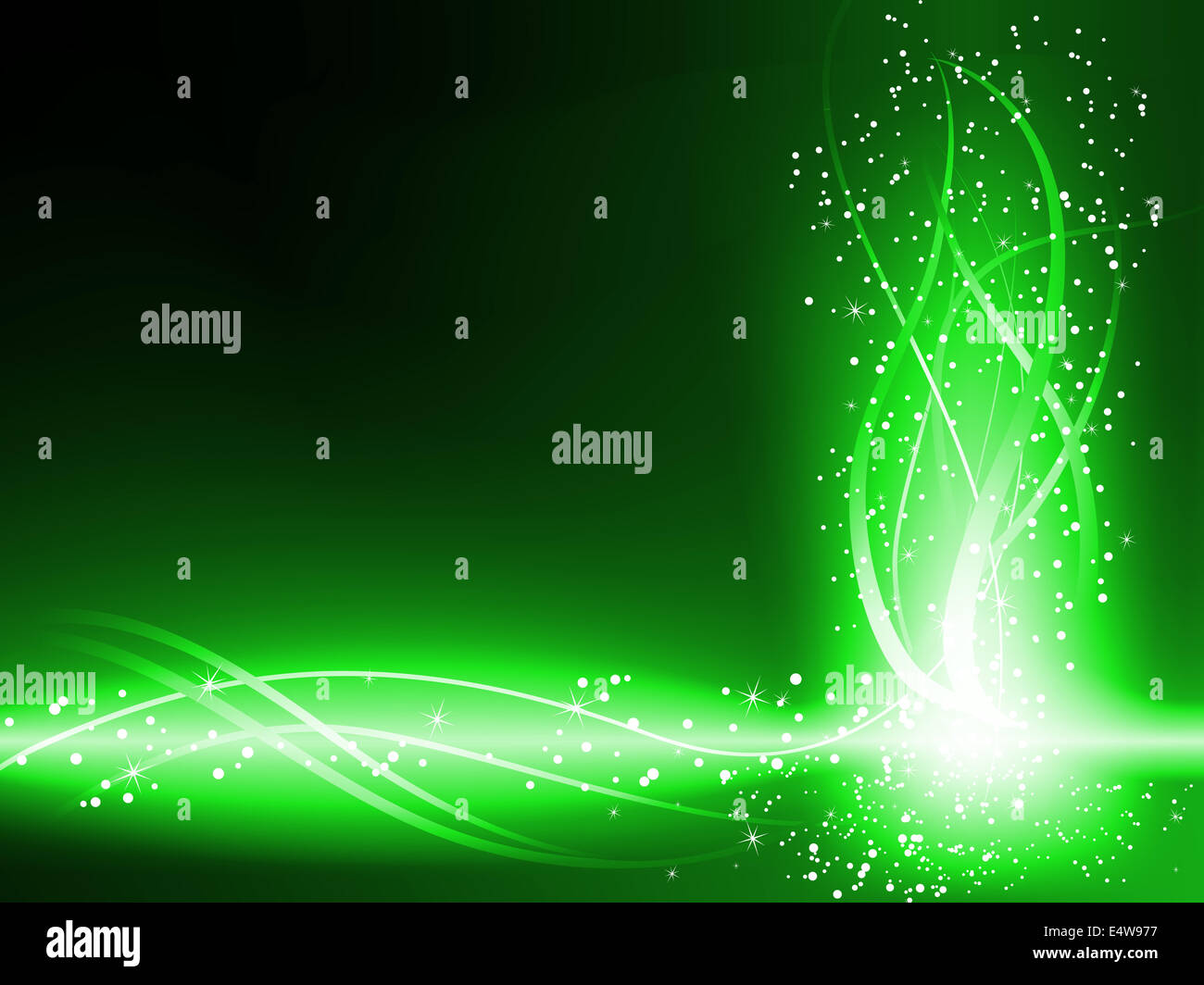 Blue Background Stars Swirls Stock Photo - Alamy