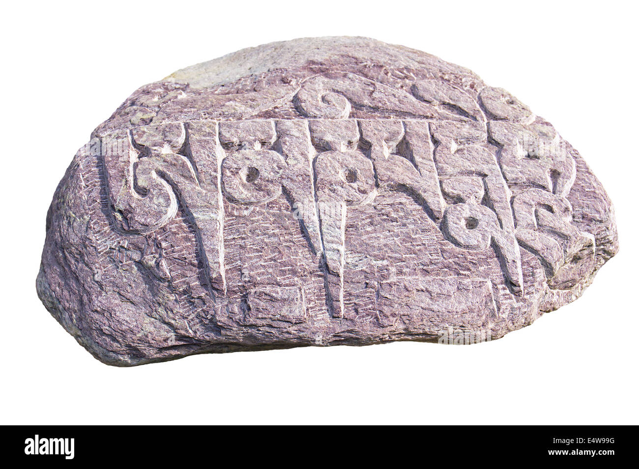 stones with inscriptions Stock Photo - Alamy