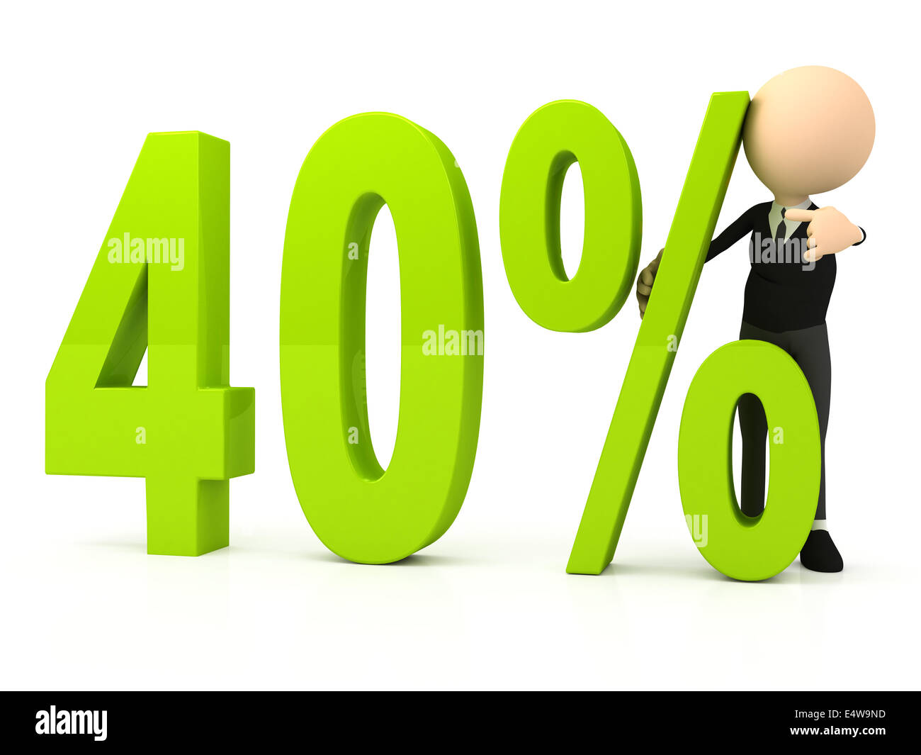 Percent symbol on white background Stock Photo - Alamy