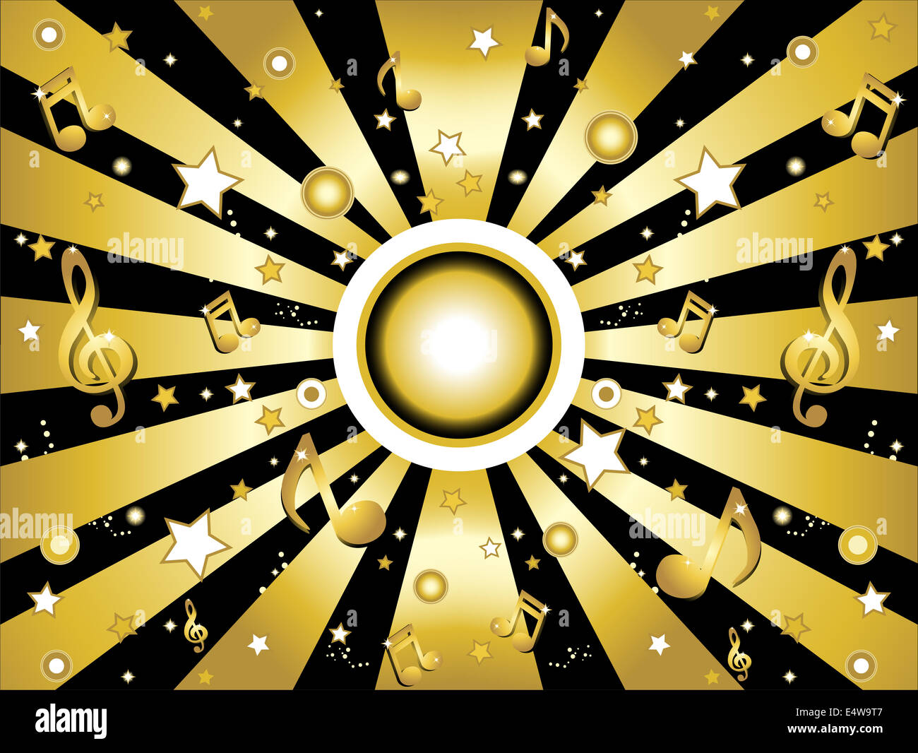 Music notes background Stock Photo - Alamy