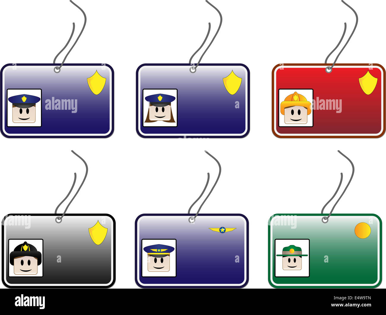 Police id card hi-res stock photography and images - Alamy