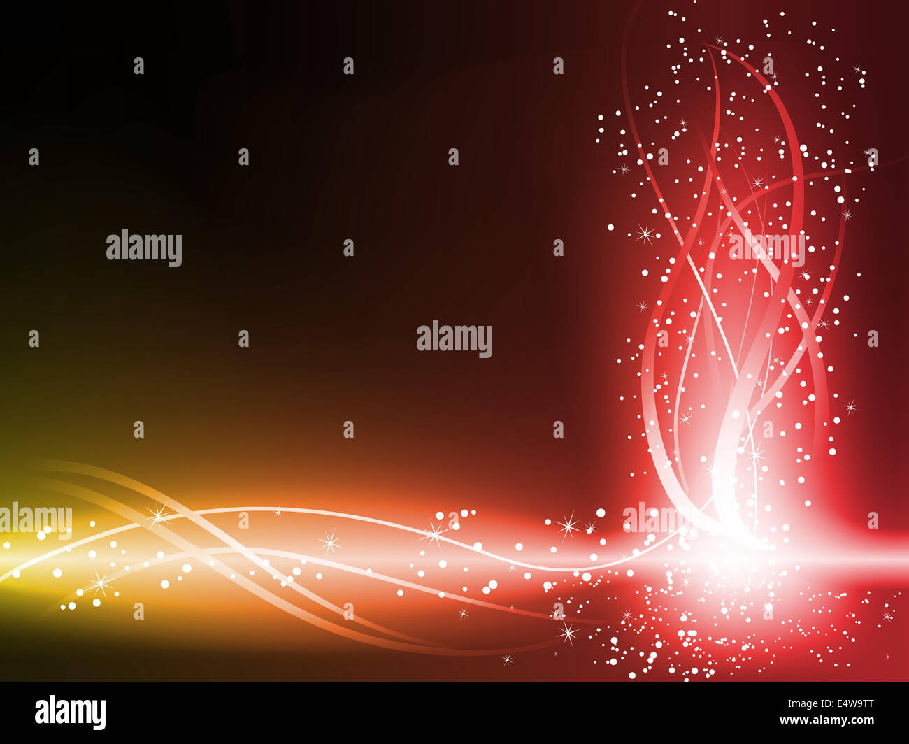 Blue Background Stars Swirls Stock Photo - Alamy